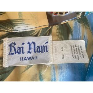 Rai Nani | Shirts | Vintage Rai Nani Hawaiian Palm Tree Island Ocean ...